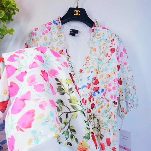 Maison Tara | Dresses | New Maison Tara Delicate Floral Vintage Boho ...